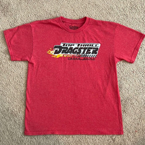 Cedar Point | Shirts & Tops | Cedar Point Retired Roller Coaster Red ...